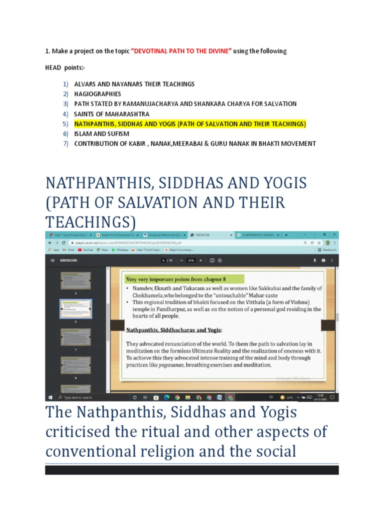 Holiday Home Work SST Part 1 | PDF