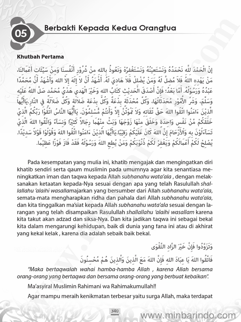 045 Berbakti Kepada Kedua Orangtua | PDF