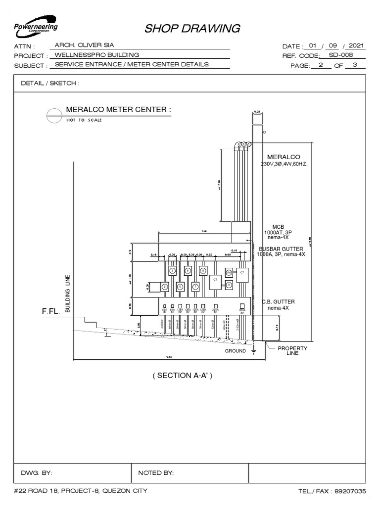 Service Entrance Meter Center Details | PDF