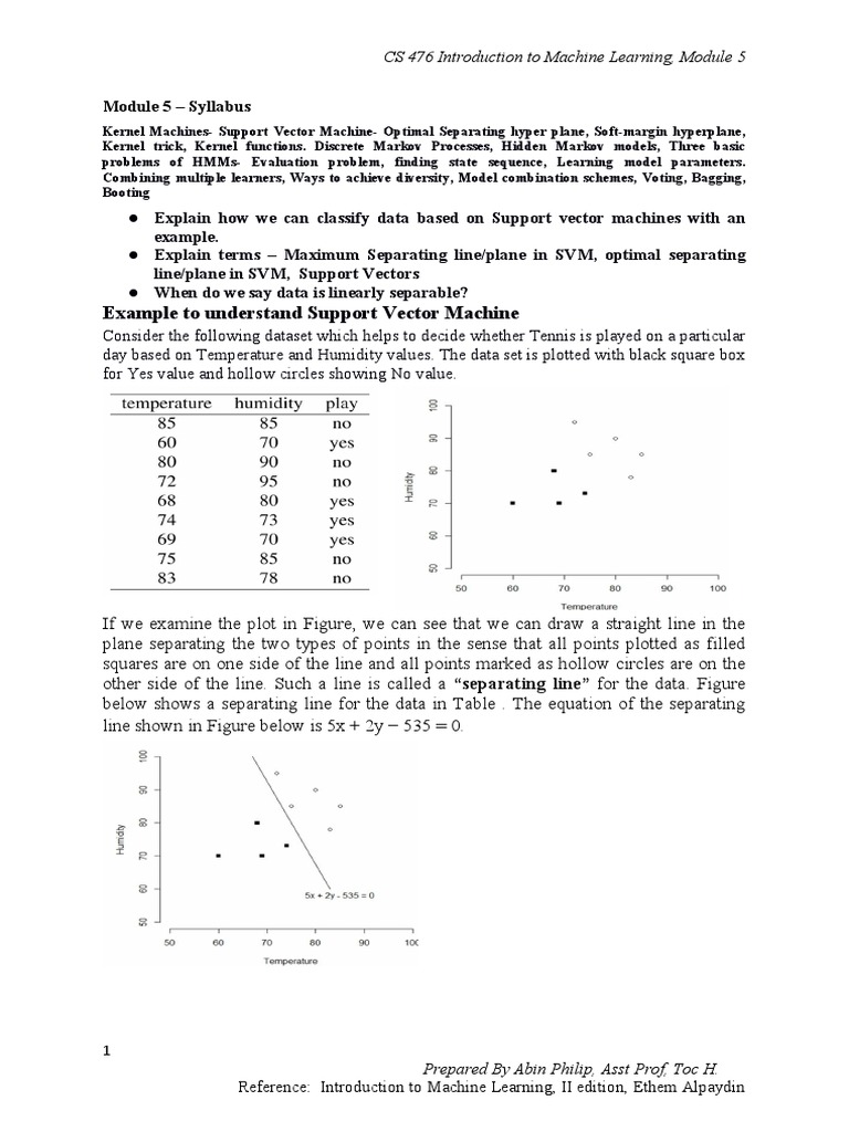 ML Mod5 | PDF | Machine Learning | Markov Chain