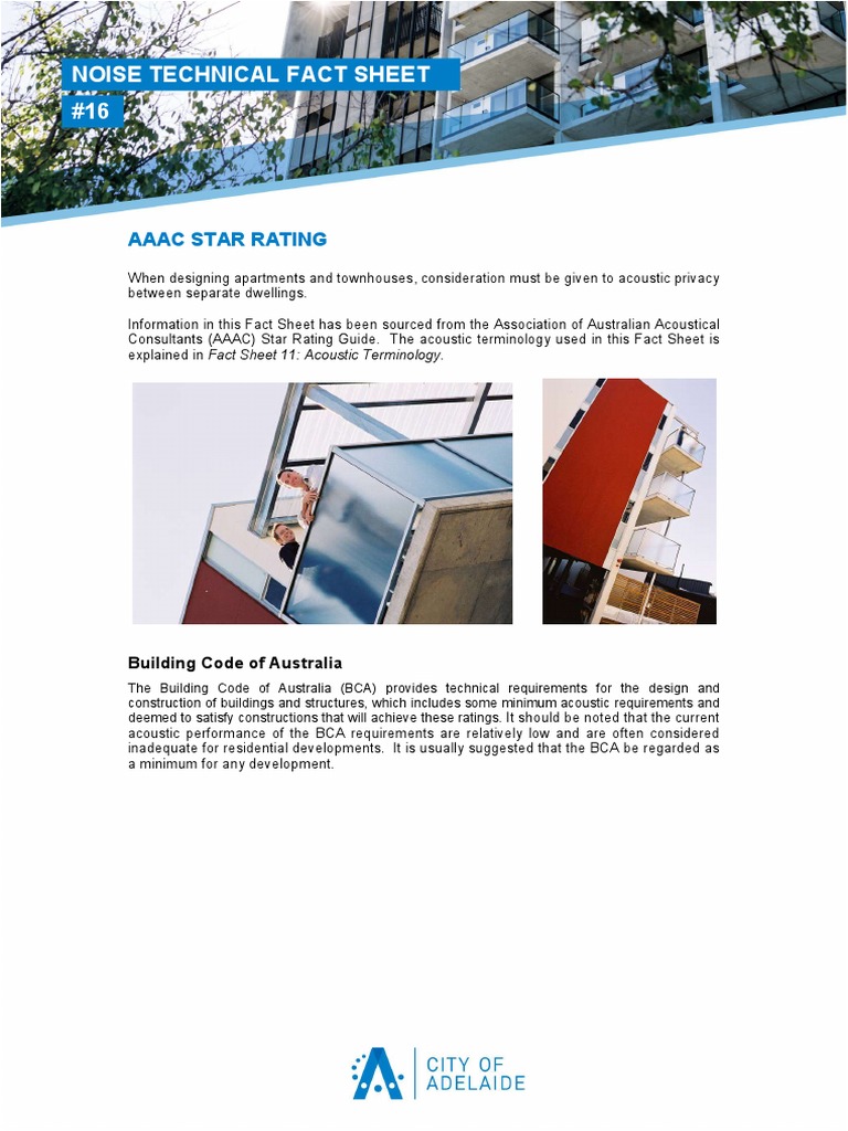 Aaac Star Rating | PDF | Building Insulation | Noise