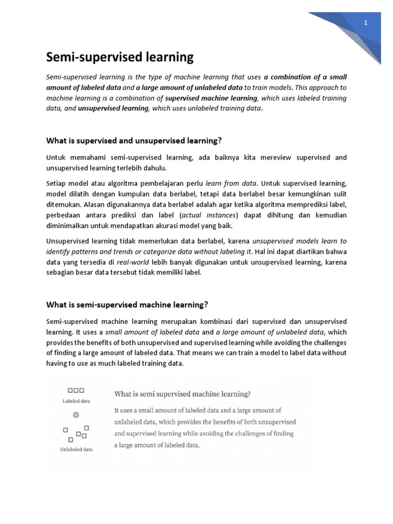 Semi-Supervised Learning | PDF