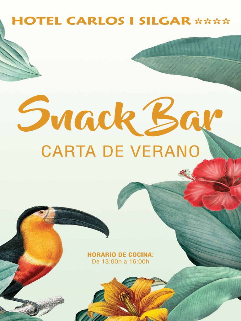 Carta Snack Bar | PDF