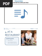 Writing Practice Restaurant Menu Worksheet | PDF