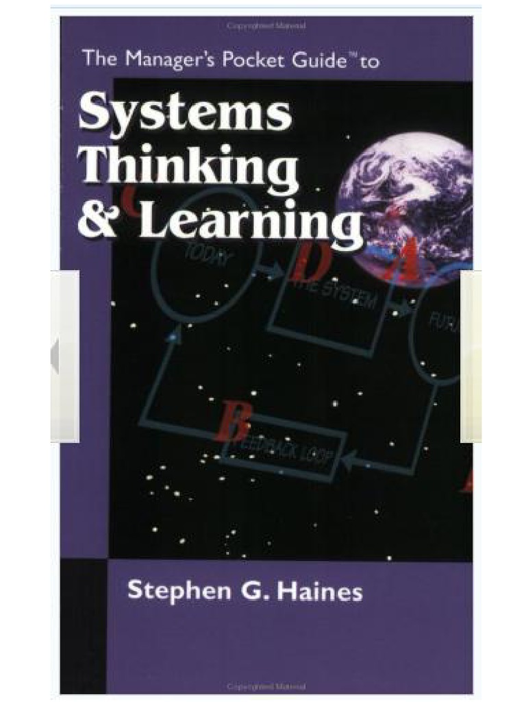 Manager's Pocket Guide To Systems Thinking and Learning | PDF | System | Systems Theory