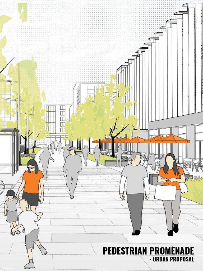 Urban Design - Proposal | PDF | Pedestrian Crossing | Sidewalk