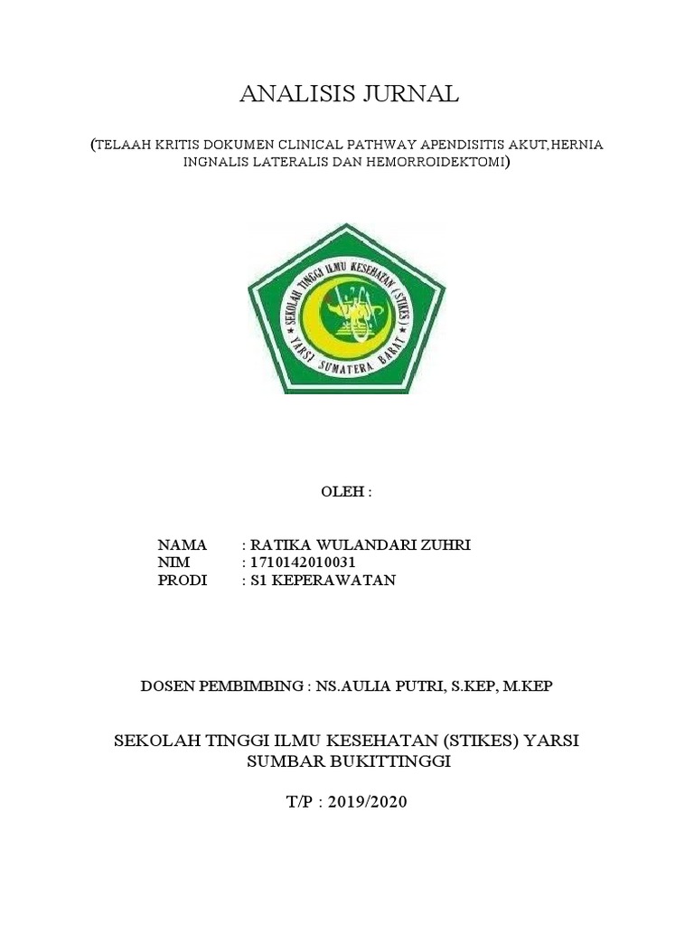 Analisis Jurnal KMB Ratika Wulandari | PDF