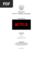Questionnaire Netflix | PDF | Netflix | Streaming Media