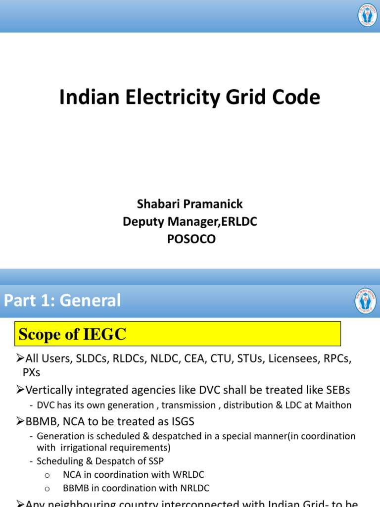 Indian Grid Code Summary | PDF | Electrical Grid | Electric Power ...