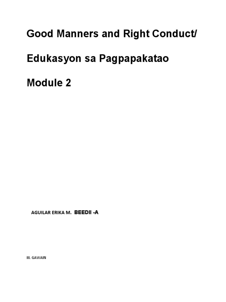 Module 2 ESP | PDF