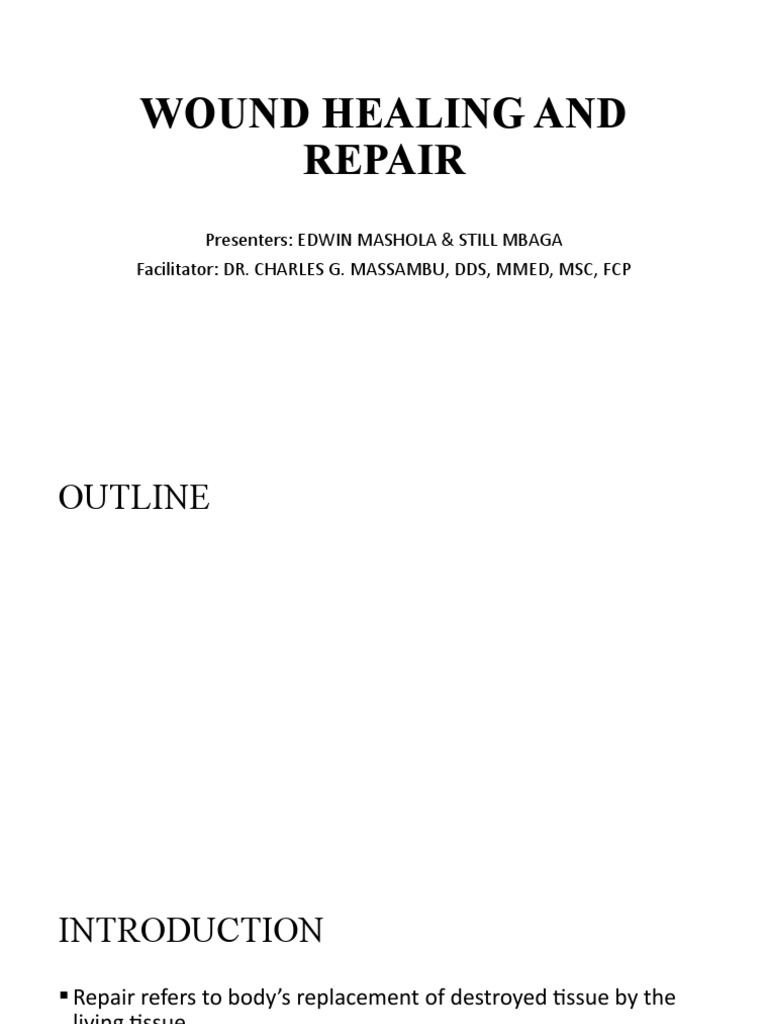 Wound Healing and Repair | PDF | Angiogenesis | Extracellular Matrix