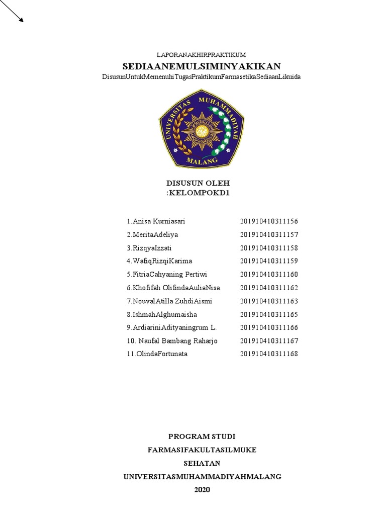 Formulasi Emulsi Minyak Ikan | PDF