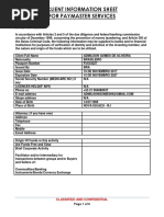 Client Information Sheet Template | PDF