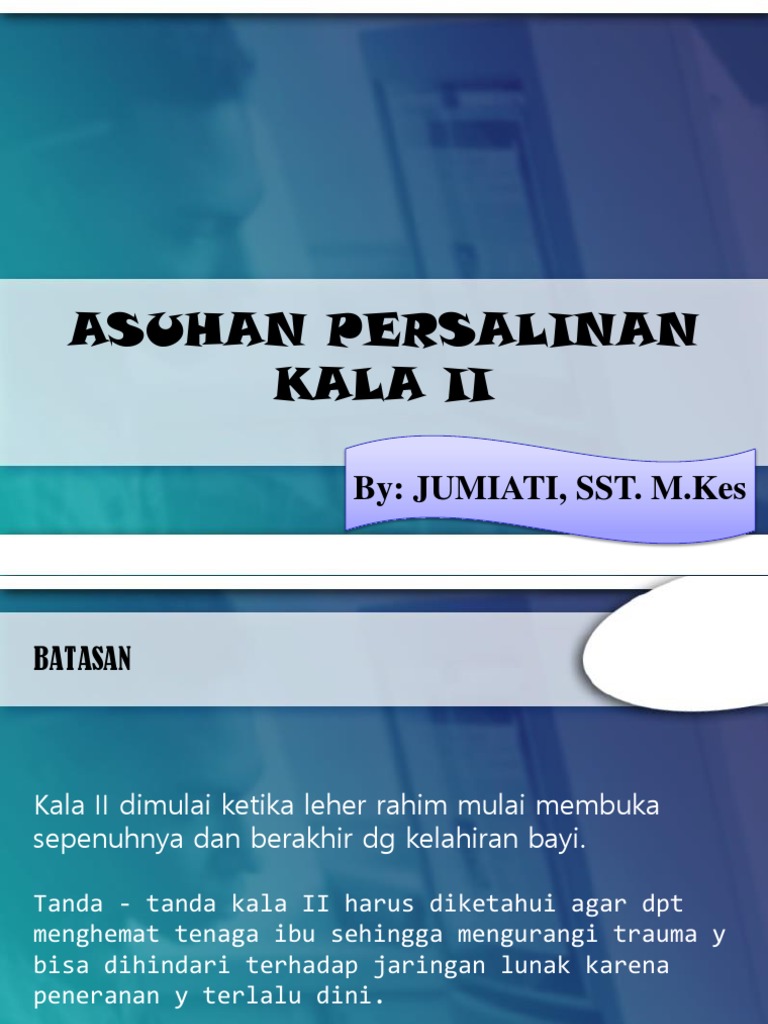 Asuhan Persalinan Kala II Ibu | PDF