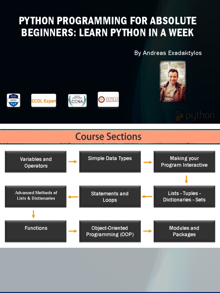 Python Course Slides Pdf Python Programming Language Class Computer Programming