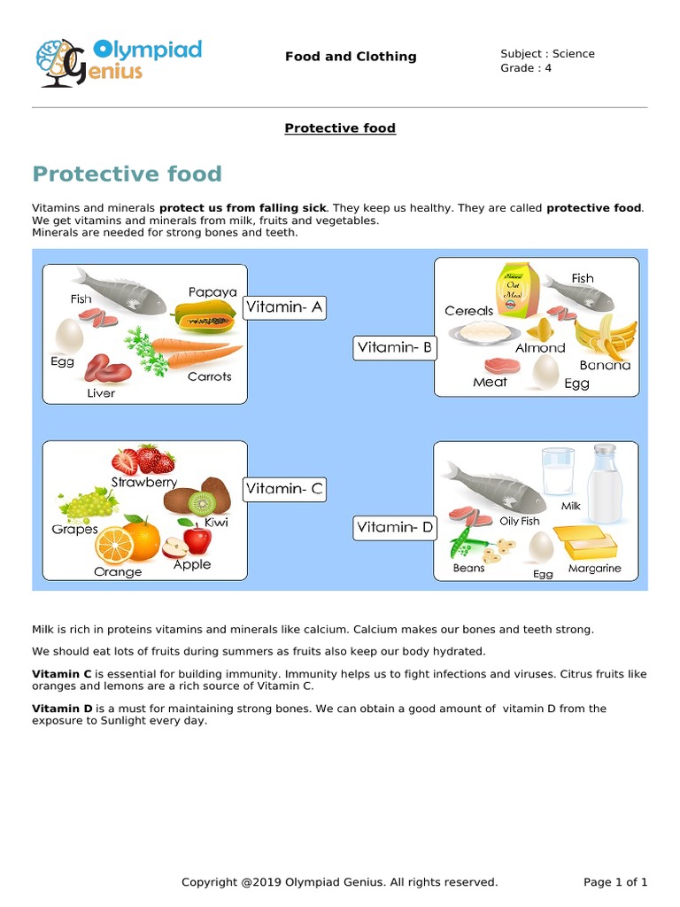 Protective Food | PDF