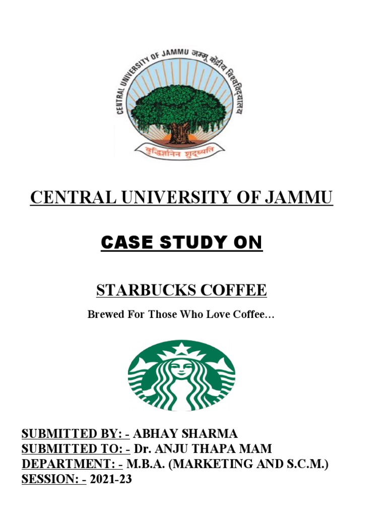 Starbuckscasestudy Final Researchgate 14112020 | PDF | Starbucks | Coffee