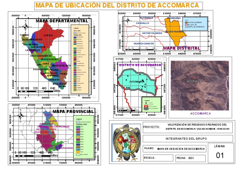 Mapa Ubicacion Accomarca 1 | PDF | América del Sur | Perú