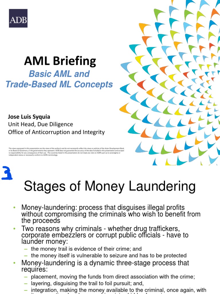Week - 11 AML Basics | PDF | Money Laundering | Banks