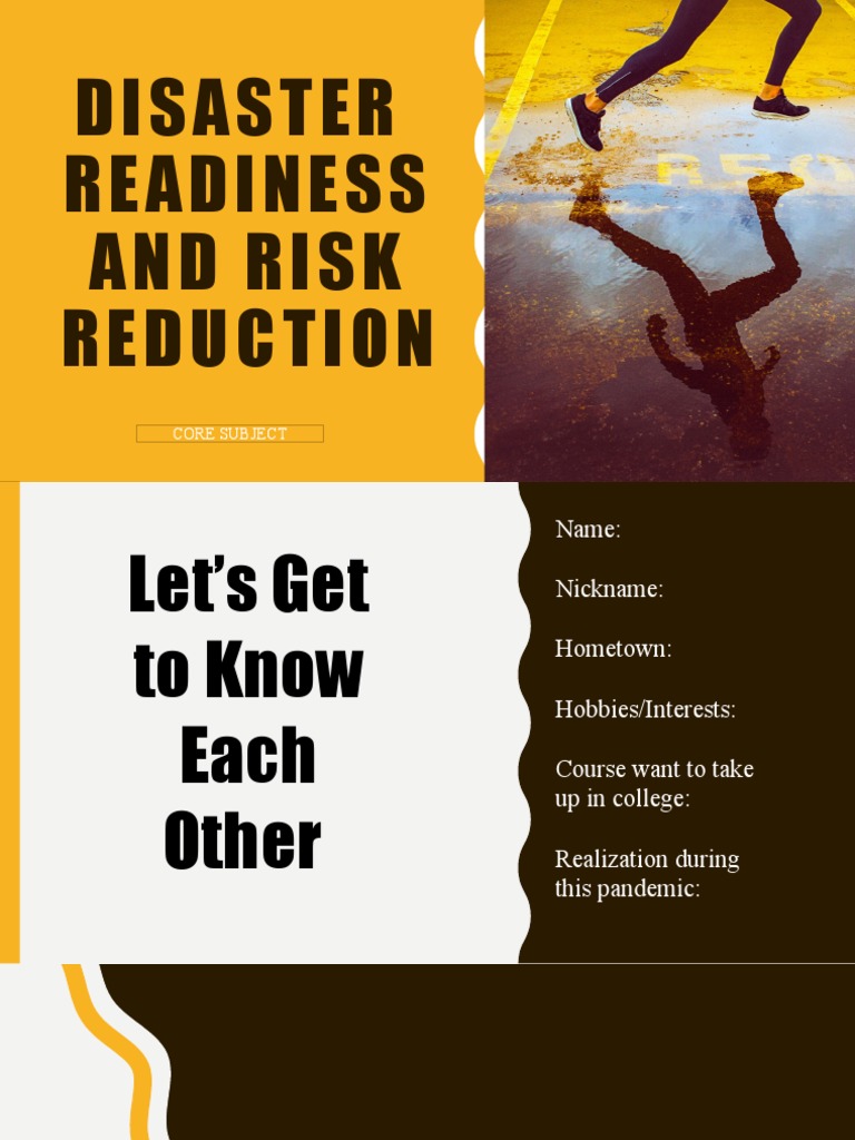 Disaster Readiness and Risk Reduction: Core Subject | Download Free PDF ...