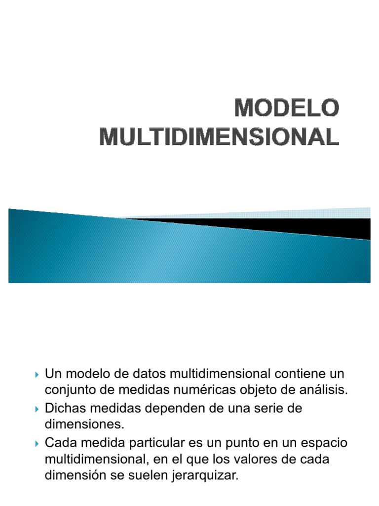 Multidimensional | PDF | Base de datos relacional | Bases de datos