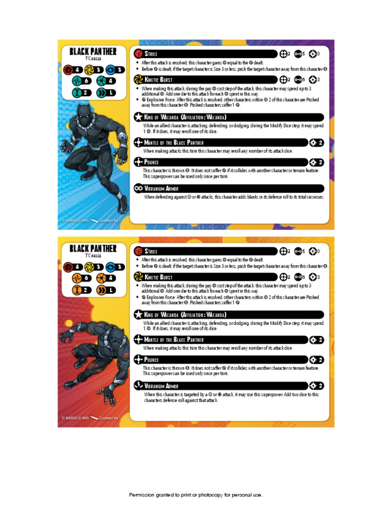 MCP 01.1 V2 Characters Cards | PDF | Marvel Comics Characters | Marvel ...