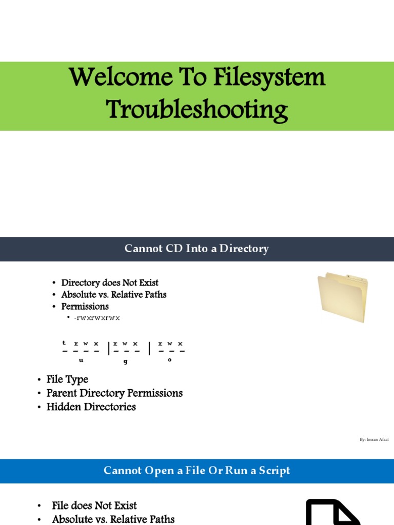 FileSystem Troubleshooting | PDF | Computer File | File System