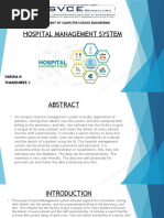 Hospital Management System Problem Statement | PDF | Hospital | Patient