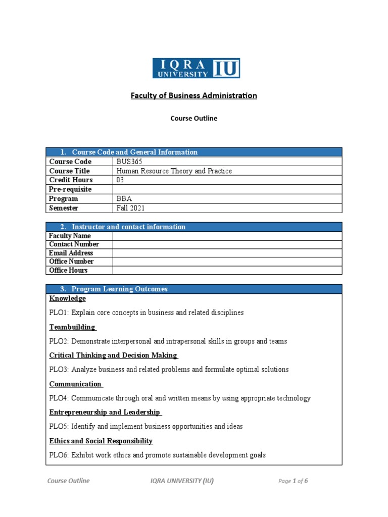Human Resource Theory & Practice | PDF | Human Resource Management ...