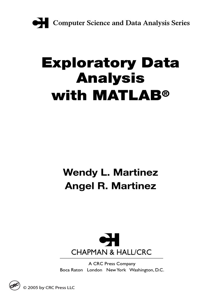 Exploratory Data Analysis With MATLAB: Wendy L. Martinez Angel R ...