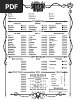 WOD - Demon - The Fallen - Character Sheet | PDF