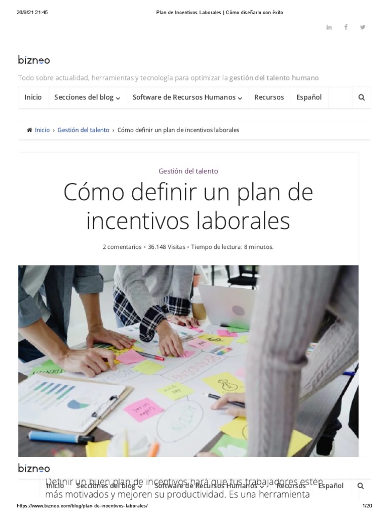 Plan de Incentivos Laborales - Cómo Diseñarlo Con Éxito | PDF | Gestión ...