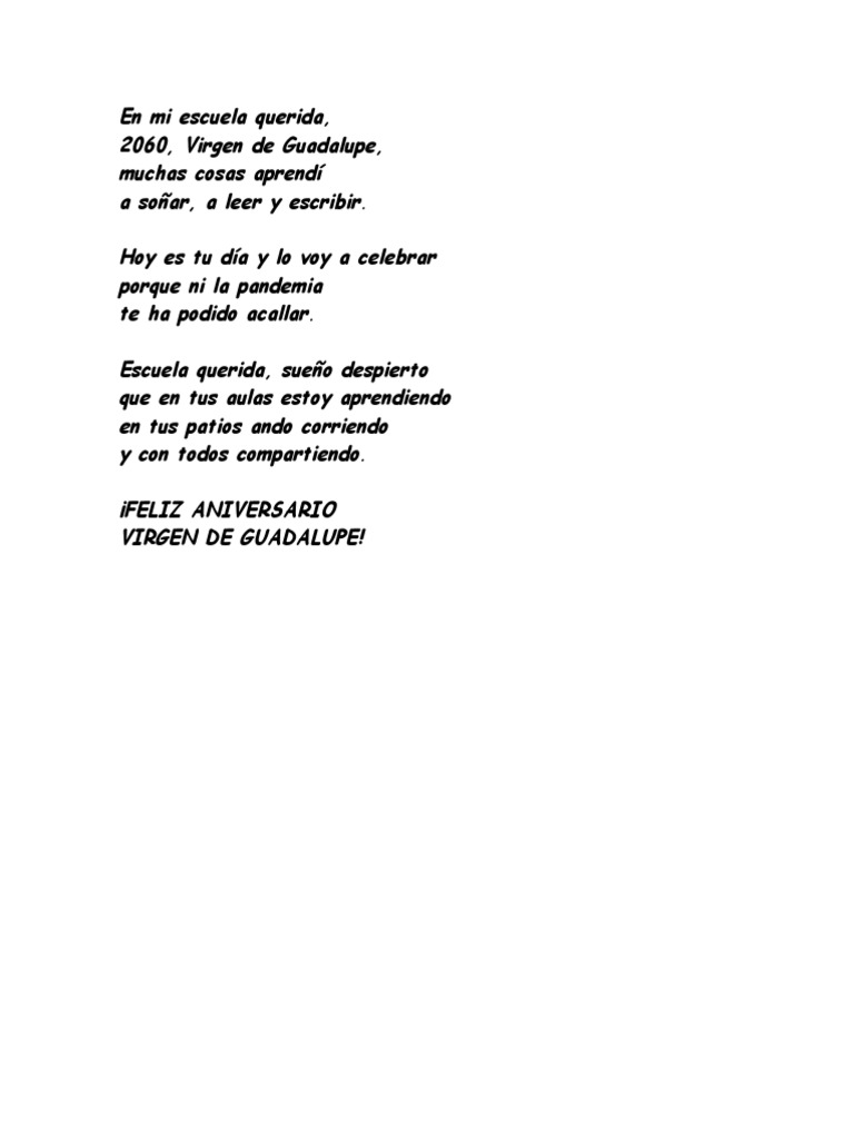 En Mi Escuela Querida | PDF