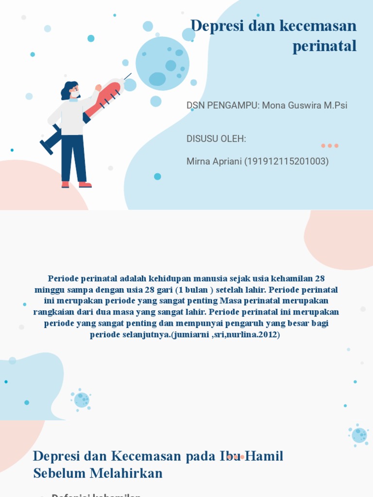Depresi Dan Kecemasan Perinatal | PDF
