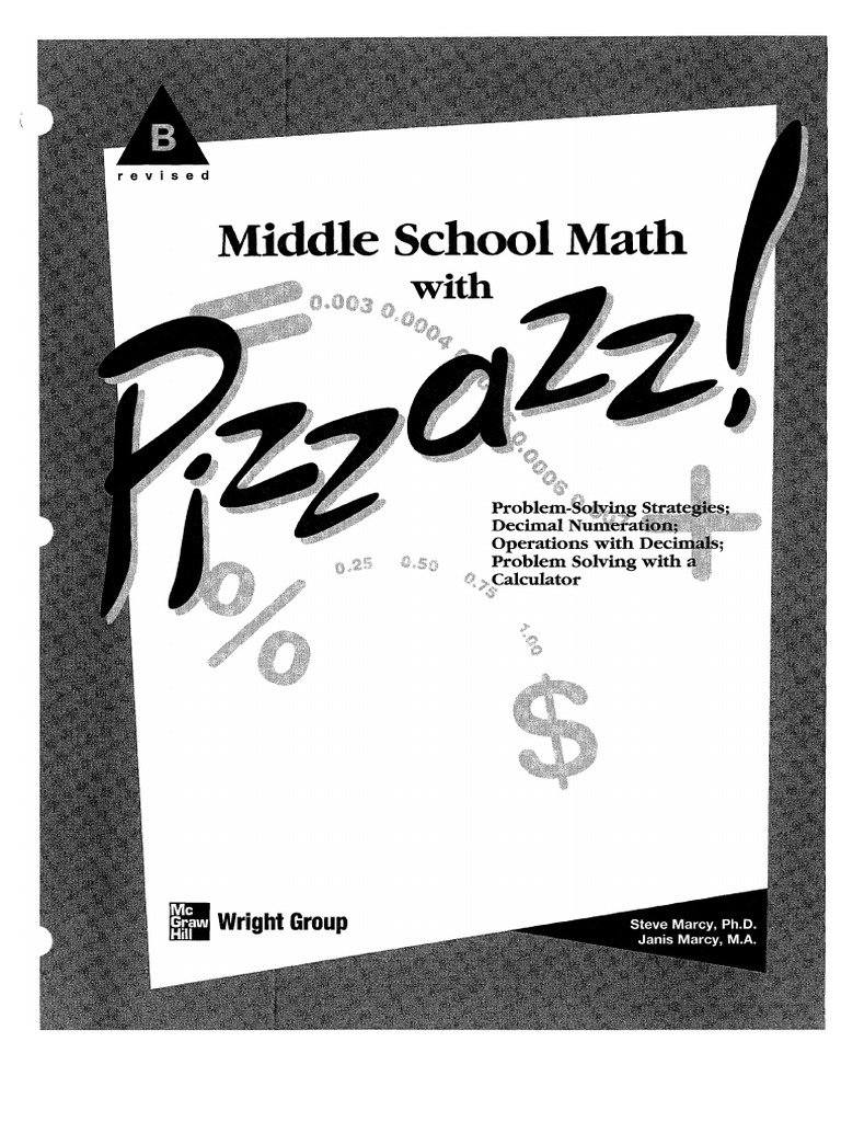 Pizzazz MSM Book B | PDF | Multiplication | Mathematics