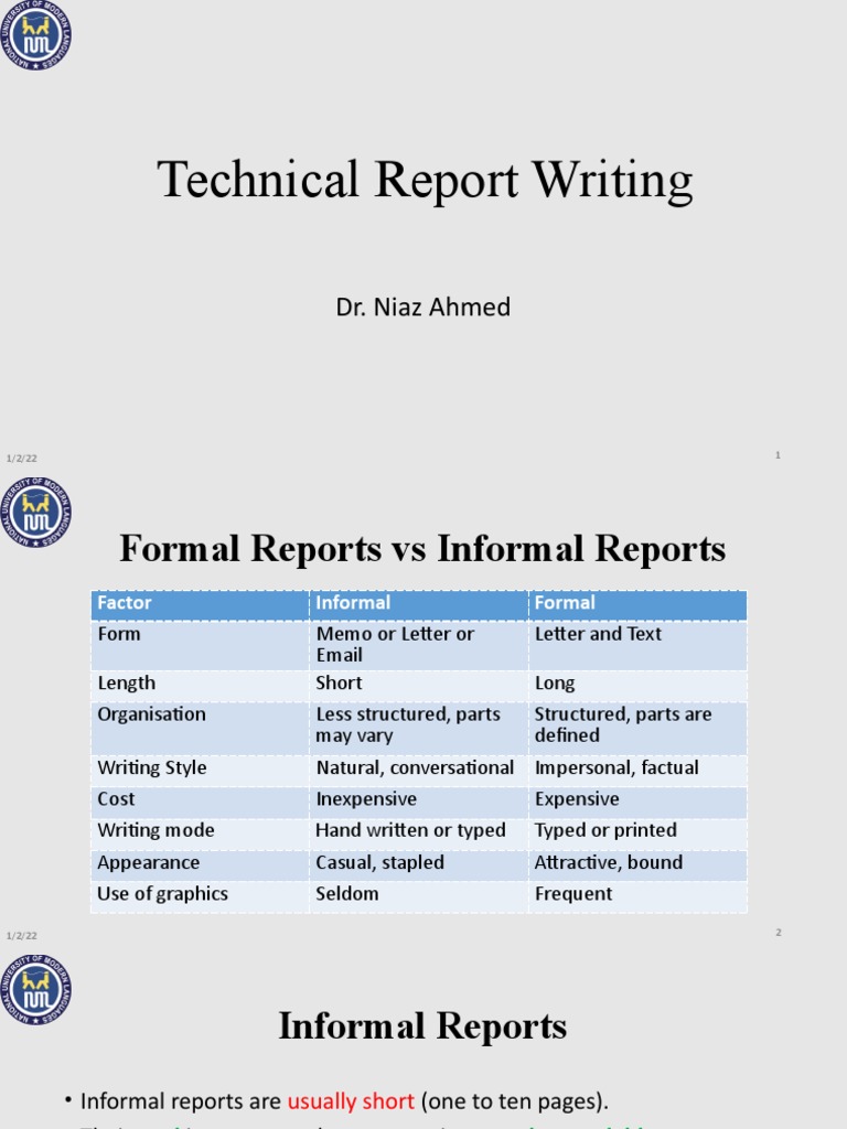 Informal Reports | PDF | Writing | Cognitive Science