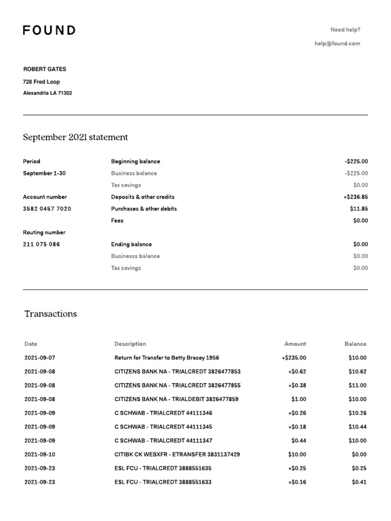 Bank Statement 9 2021 | PDF | Financial Transaction | Banks