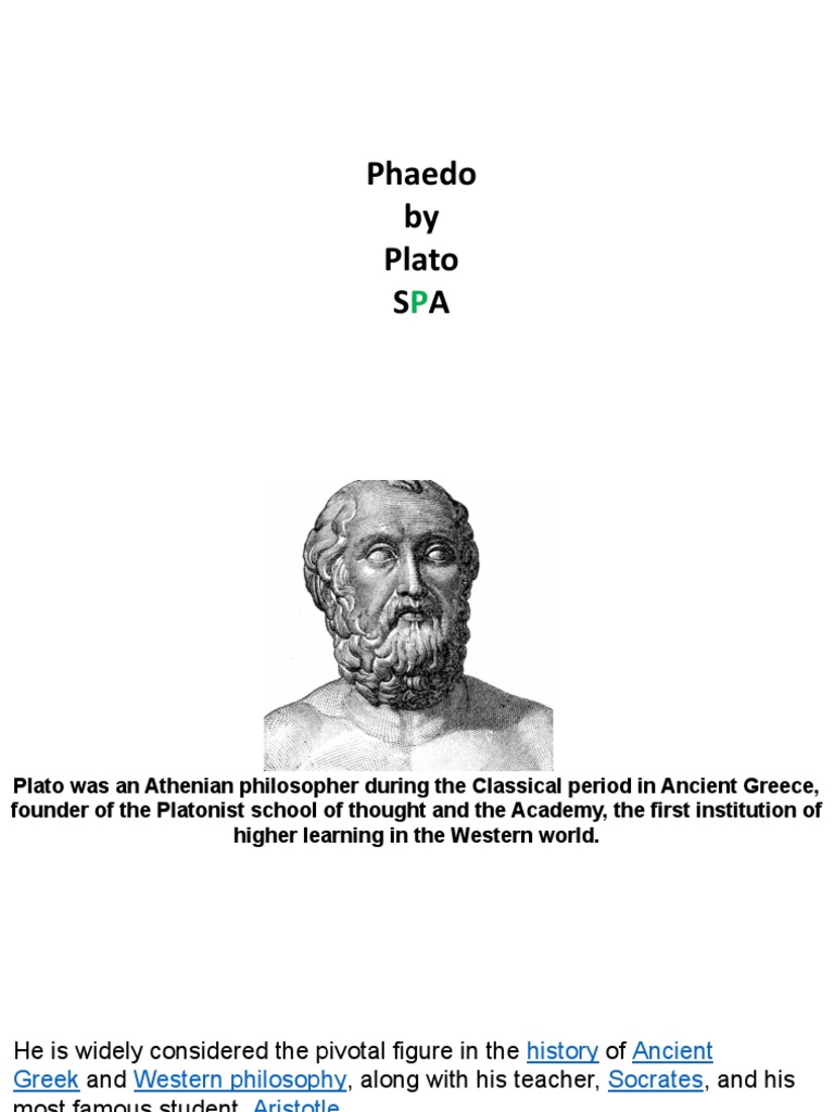 Phaedo by Plato | PDF | Plato | Platonism