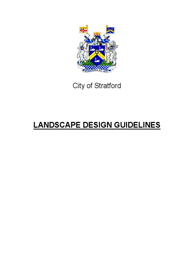 Landscape Design Guidelines | PDF | Trees | Landscape