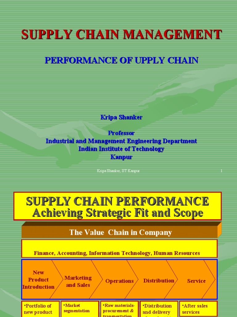 SCM-02 Performance of Supply Chain | PDF | Supply Chain | Demand