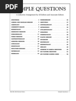 MCCQE Sample Questions | PDF | Hepatitis | Hepatitis B