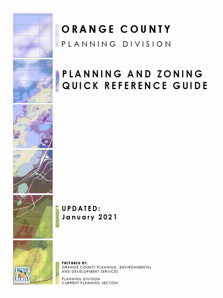 Orange County: Planning and Zoning Quick Reference Guide | PDF | Zoning ...