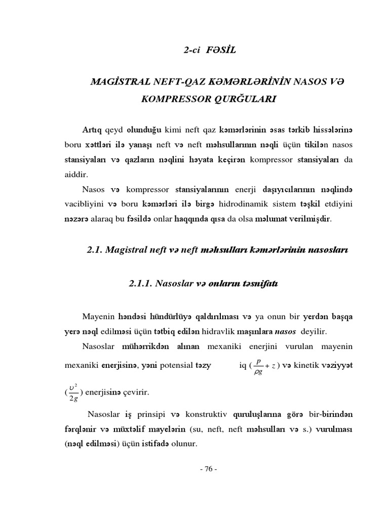 Nasos Kompressor Qurğuları | PDF