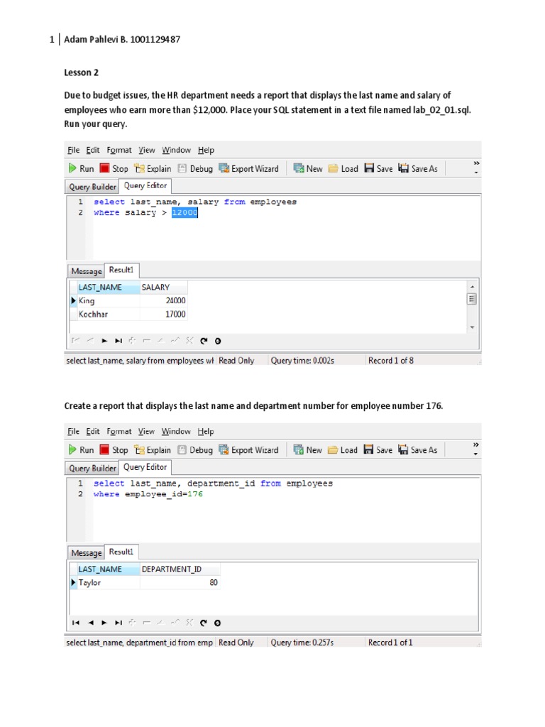 Dbms 2 | PDF | Table (Database) | Computer Programming