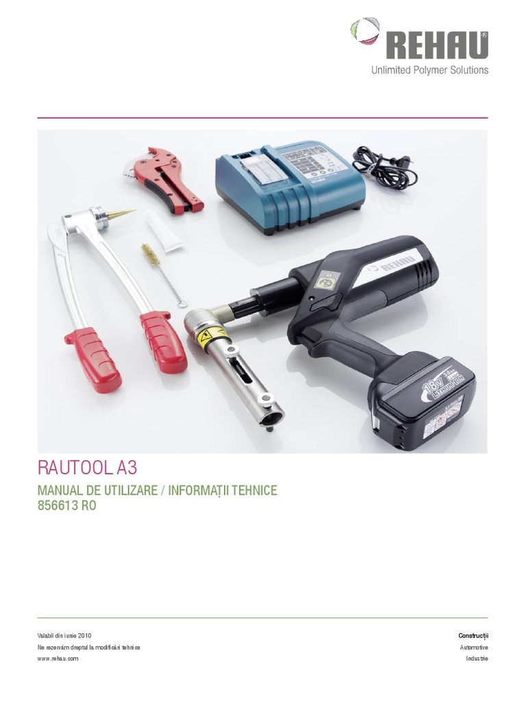 Rehau Rautool Truse Montaj A3 | PDF