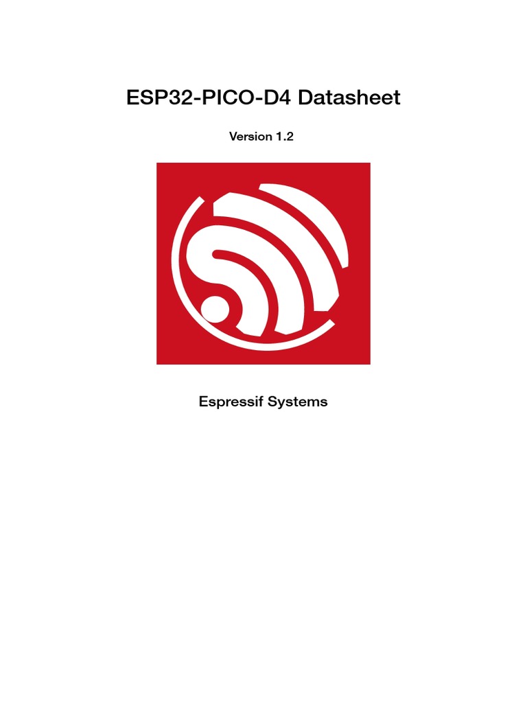 Esp32 Datasheet | PDF | Booting | Flash Memory