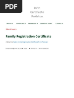 Pakistan Death Certificate | PDF