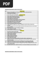 Autonomous Maintenance Standards & Checklist For Chiller Plant | PDF ...