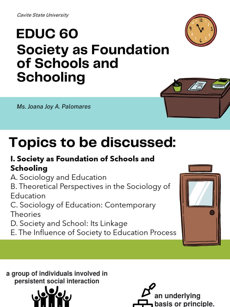 Educ 60 Lesson 1 Society and Education | PDF