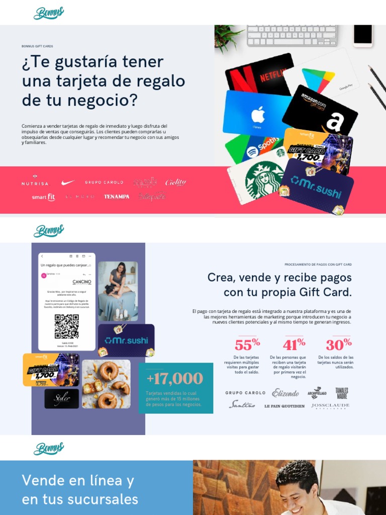 Bonnus Gift Cards | PDF | Informática